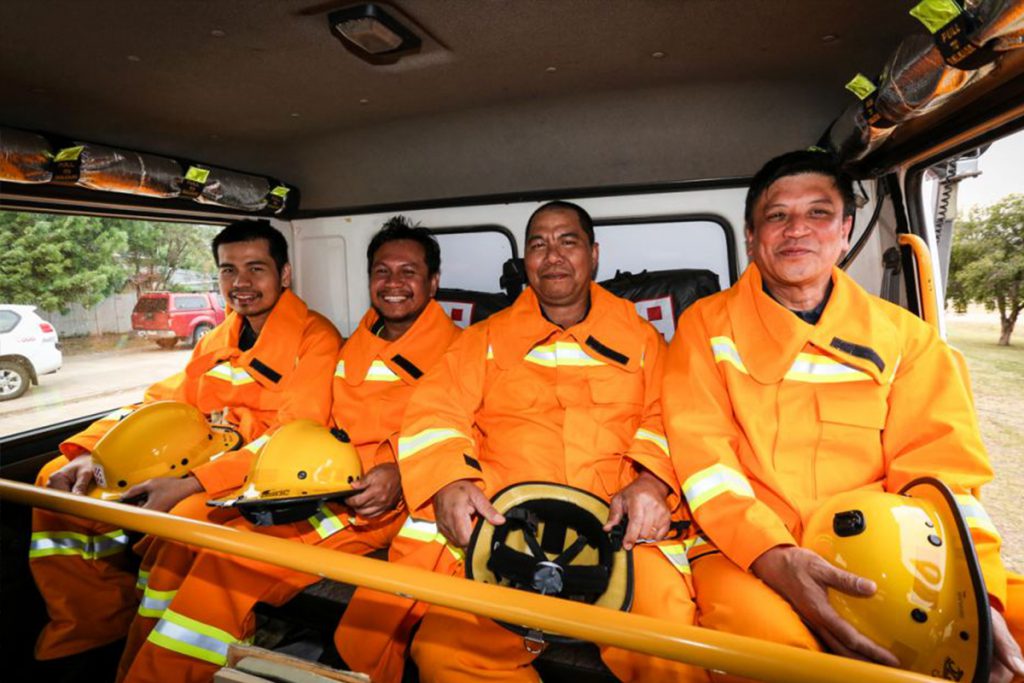 Filipino firefighters keeping Australian town safe - Flying Ketchup