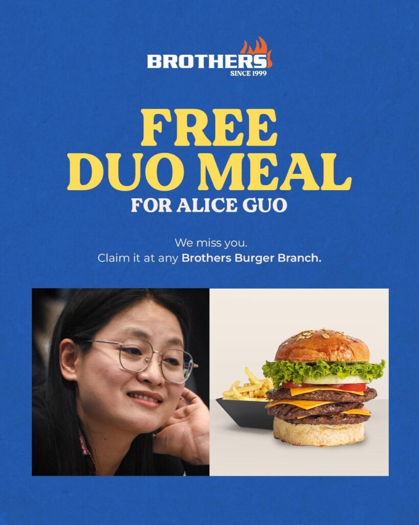Everything is Free for Alice Guo! (Netizens Approved) - Flying Ketchup