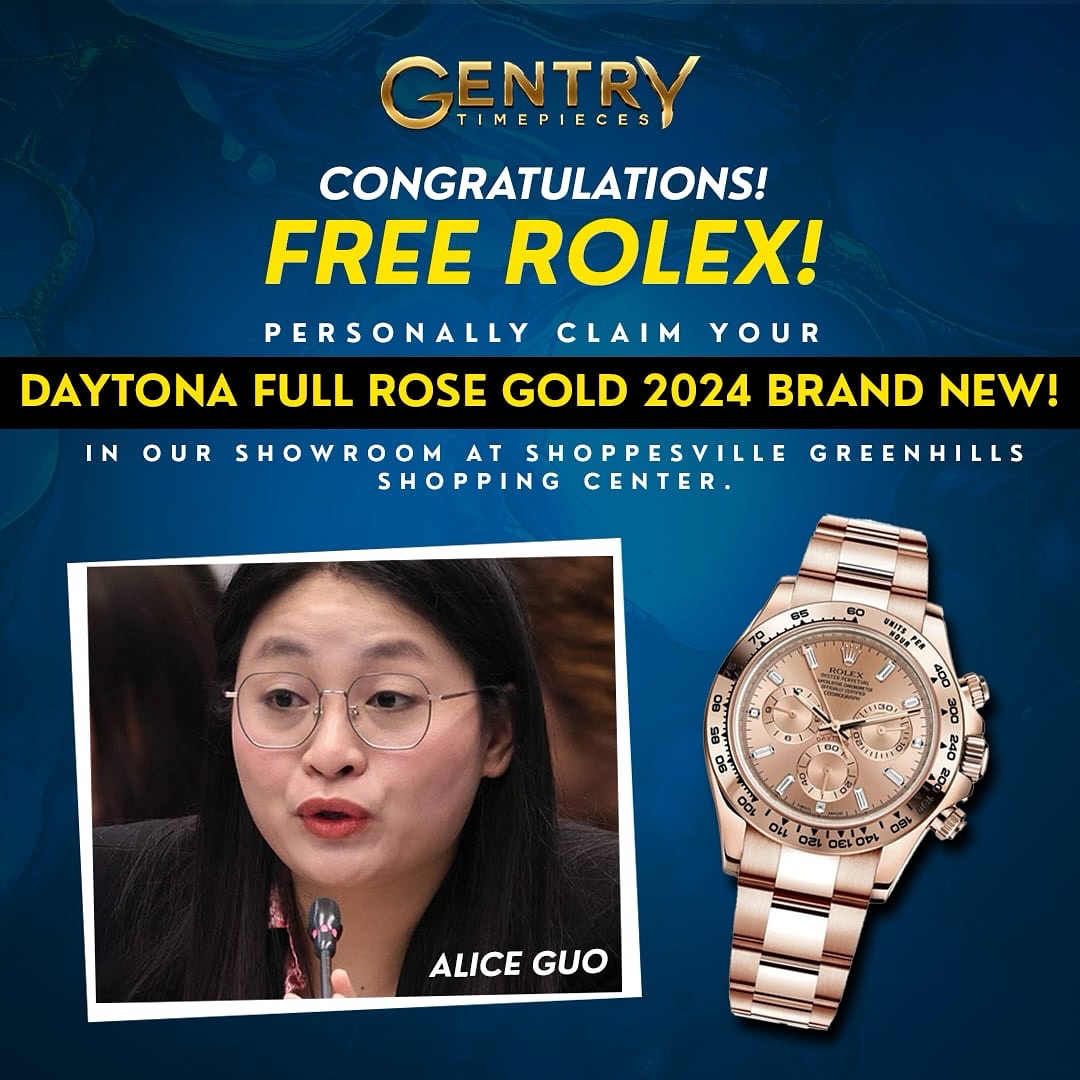 Everything is Free for Alice Guo! (Netizens Approved) - Flying Ketchup