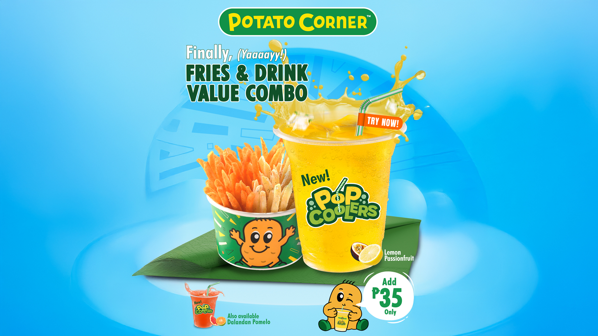Cool Down with Potato Corner's New "Pop Coolers" - Flying Ketchup